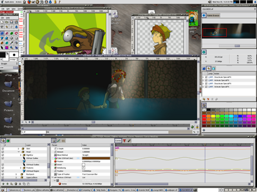 Synfig: Free vector-based 2D animation software